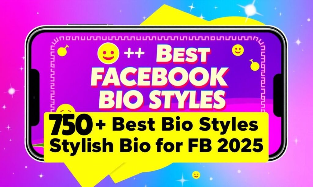 350+ Best Facebook Bio Styles – Stylish Bio For FB (2025)